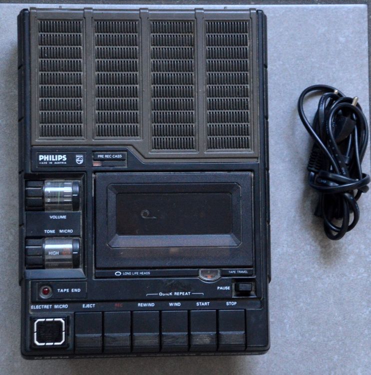 Kassettenrekorder Philips enregistreur à cassettes (Gebraucht) in ...