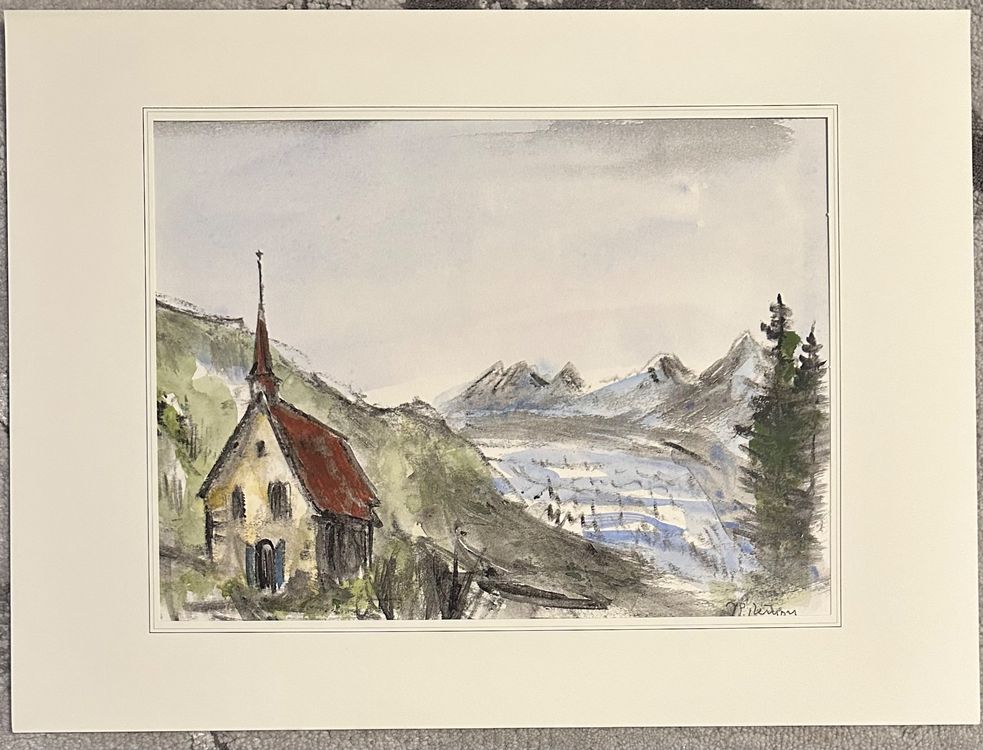 Jean -Pierre Rémon (1928) Aquarell | Kaufen auf Ricardo