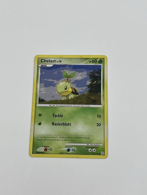 Pokémon Karte Chelast Lv.10 103/130 2007 ab 1 fr (Gebraucht) in Diegten ...