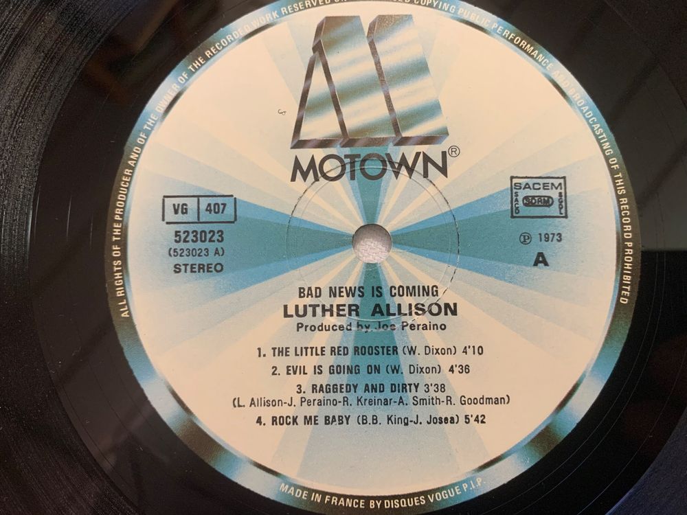 Luther Allison - Bad news is Coming - top LP und Zustand (Gebraucht) in Gelterkinden für CHF 10 ...