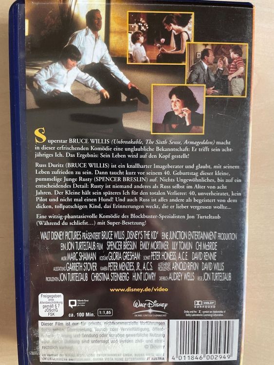 VHS Walt Disney: THE KID m. Bruce Willis | Kaufen auf Ricardo