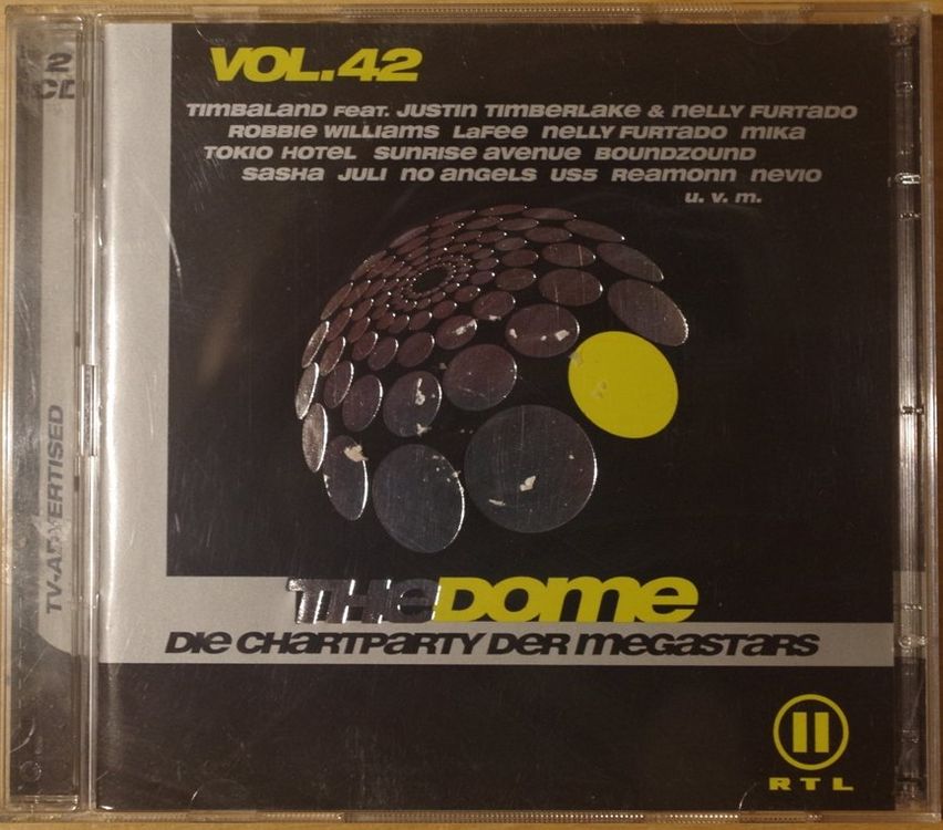 The Dome Vol.42, Doppel CD 2007 Hit Compilation (Gebraucht) in Schönenberg TG für CHF 2.9 – mit ...