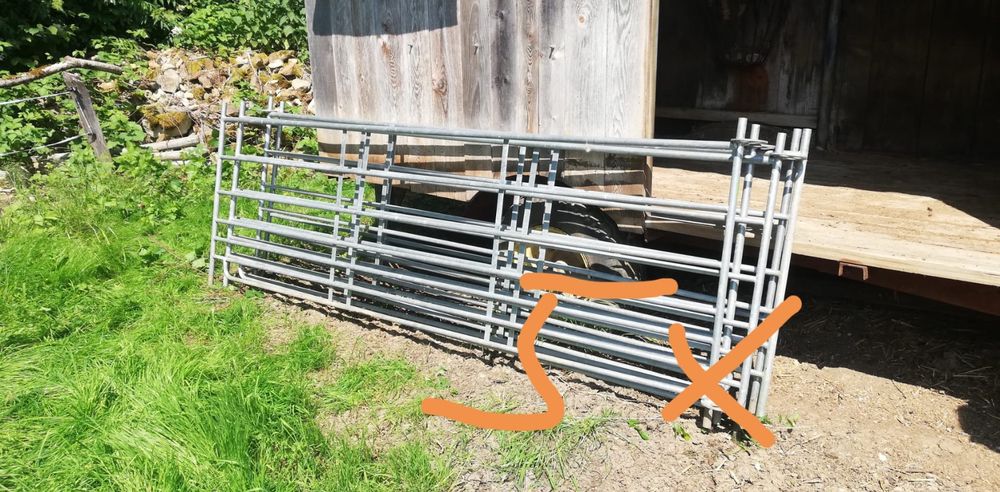 Panels für Schafe/ Ziegen etc. (Gebraucht) in Bözen für CHF 1075 – nur ...