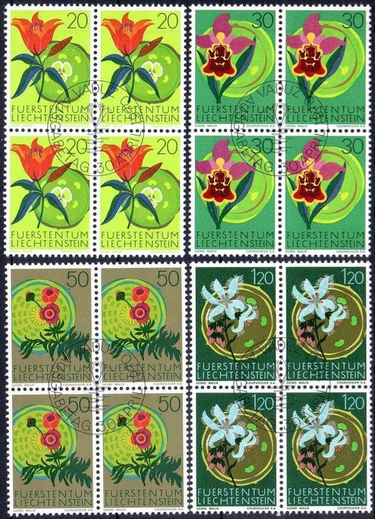 LIECHTENSTEIN 1970 EU - SERIE NATURSCHUTZJAHR ET - U12 (Gebraucht) in Losone für CHF 4 – mit ...