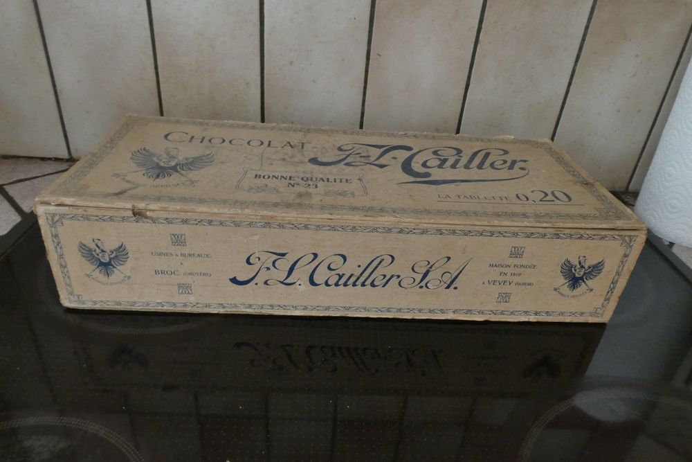 pièces de musée boite F.L Cailler (Gebraucht) in Fontaines NE für CHF ...