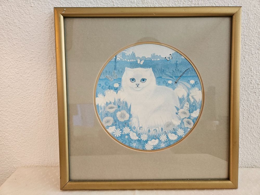 Katzenbild von "Sharon Jervis" 80er Jahre | Kaufen auf Ricardo