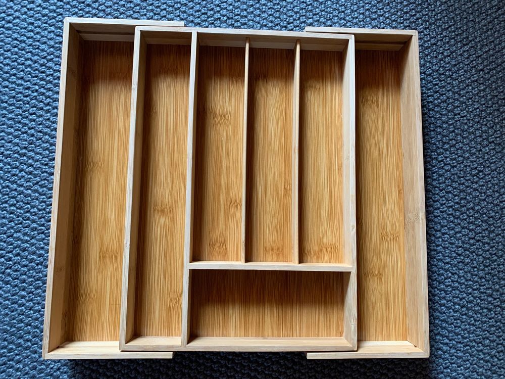 Besteckkasten, Bambus , ausziehbar | Kaufen auf Ricardo