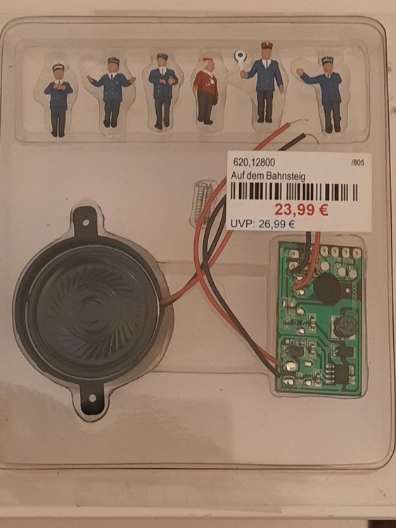 NOCH 12800 Sound-Szene Auf dem Bahnsteig / H0 (Neu und originalverpackt ...