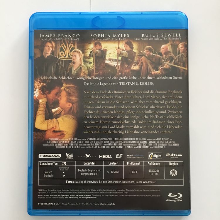 📀 Tristan & Isolde Blu Ray 📀 (Neu (gemäss Beschreibung)) in Blauen für CHF 8.9 – mit Lieferung ...
