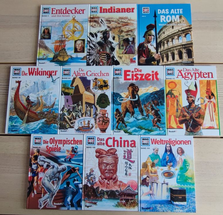 WAS IST WAS – 10 Bücher (Geschichte, Kultur, Gesellschaft) (Gebraucht ...