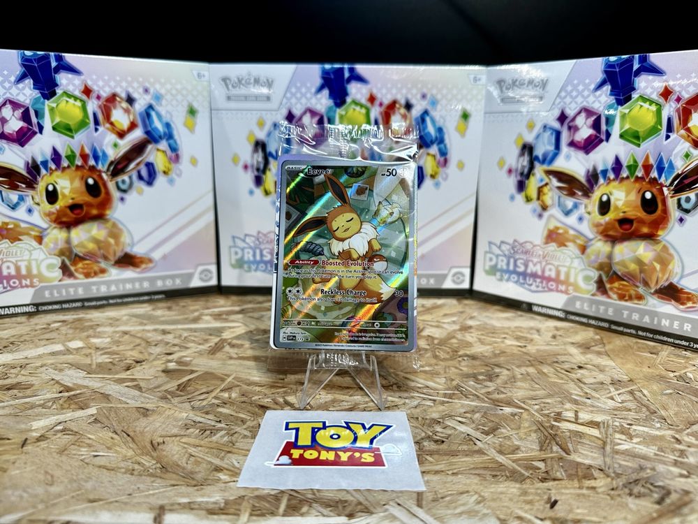 Pokémon Prismatic Evolution Eevee Promo Card 173 (Neu und ...