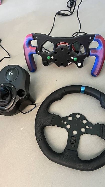 Steering wheel logitech g923, With Mod for quick release (Gebraucht) in ...