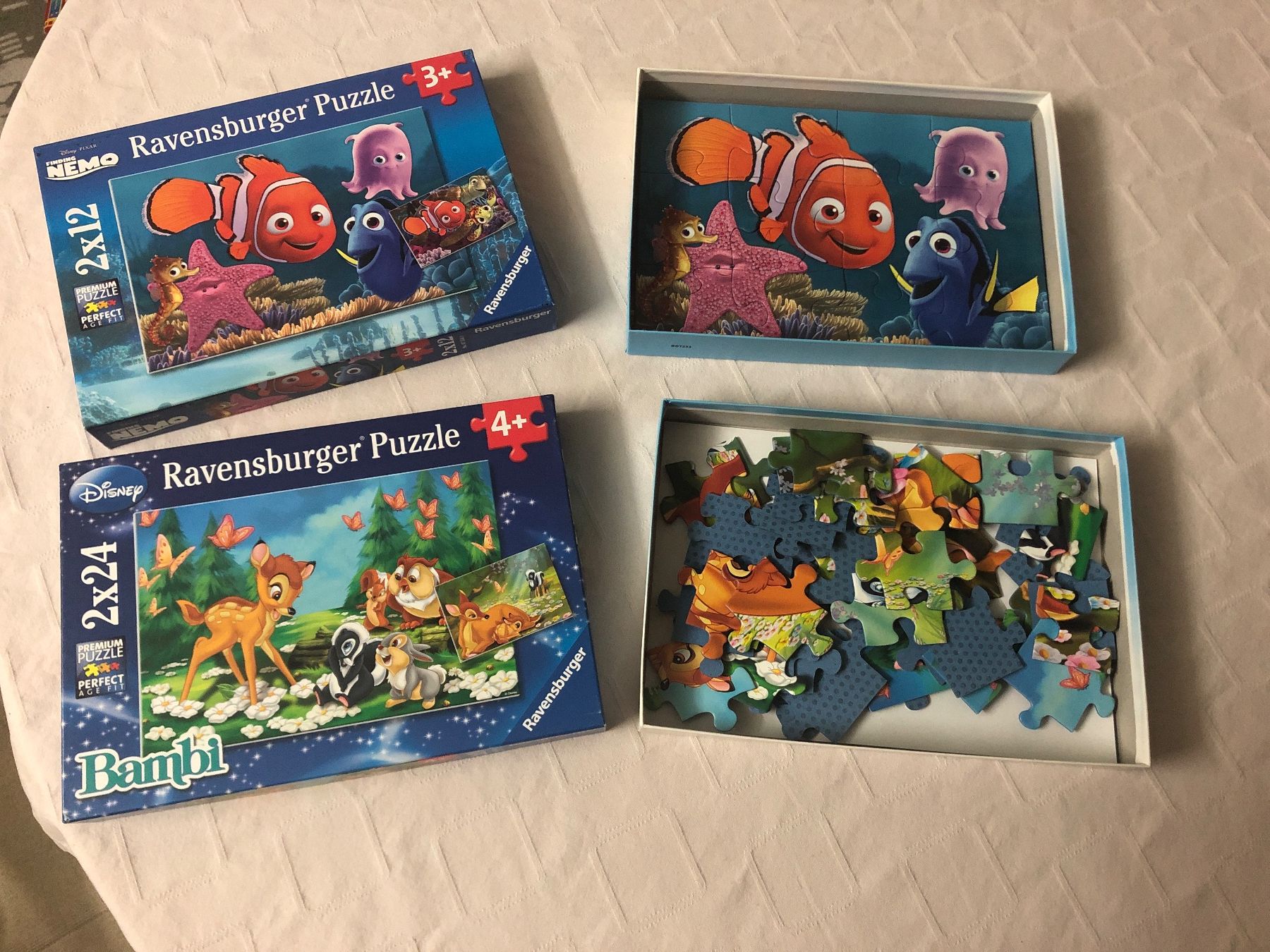 Ravensburger Puzzle Set: Findet Nemo & Bambi, Top Zustand! (Gebraucht ...