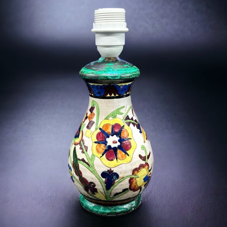 Ancien vase en céramique MONTELUCE transformé en lampe (Gebraucht) in ...