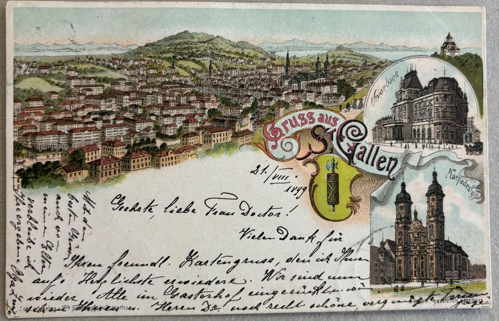 Gruss aus St. Gallen, Litho (Gebraucht) in Frauenfeld für CHF 7.8 – mit Lieferung auf Ricardo kaufen