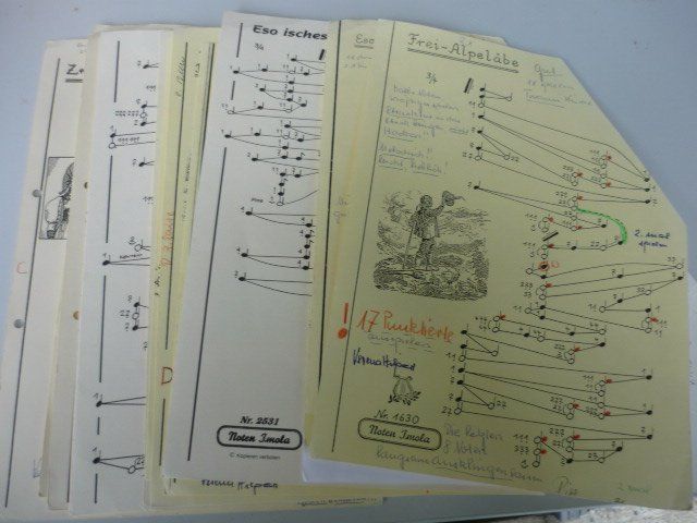 Zither Notenbläter Musiknoten Noten Jmola (Defekt) in Belp für CHF 3 ...