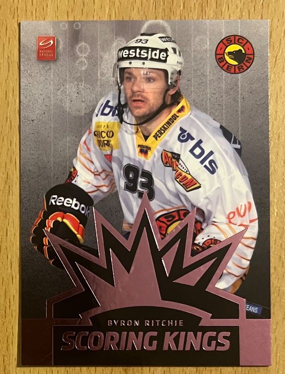 2012-13 SNL Scoring Kings /30 Byron Ritchie SC Bern (Neu (gemäss ...
