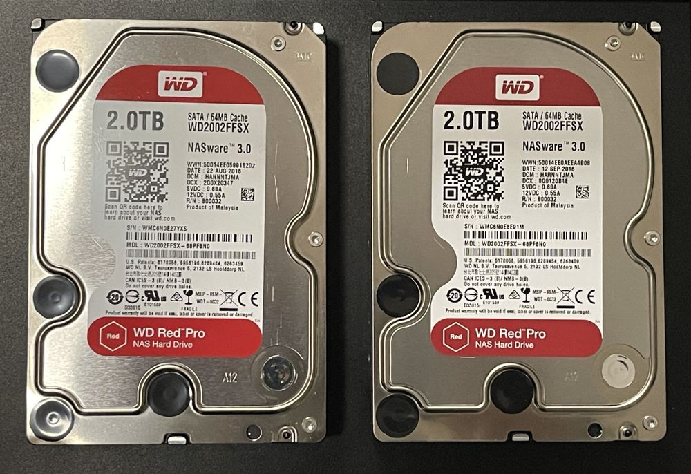2 x 2 TB (4 TB) WD Red Pro Festplatte (Gebraucht) in Meilen für CHF 1 ...