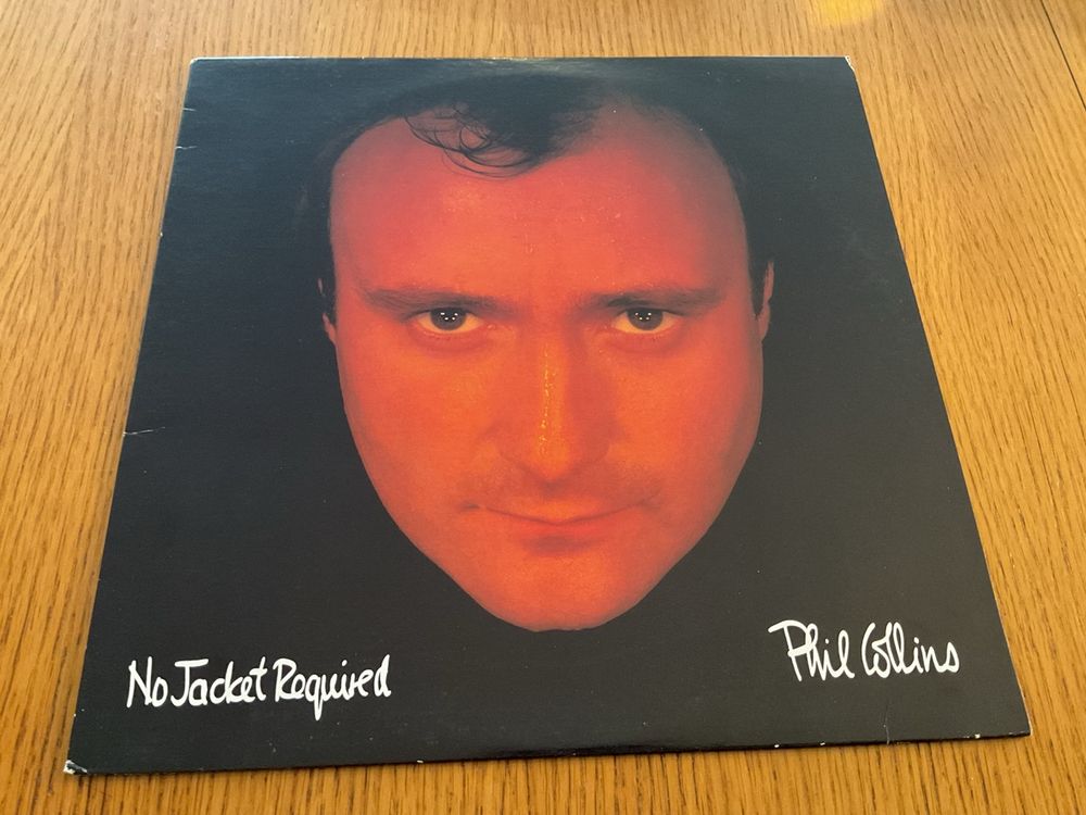 Phil Collins LP No Jacket Required Vinyl Schallplatte 1985 (Gebraucht ...