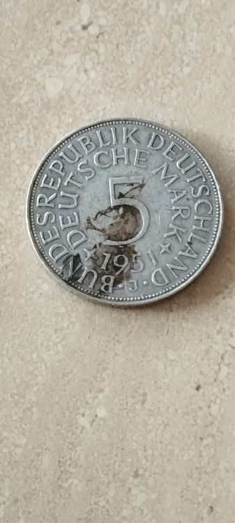 5 Deutsche Mark Silber 1951 | Kaufen auf Ricardo