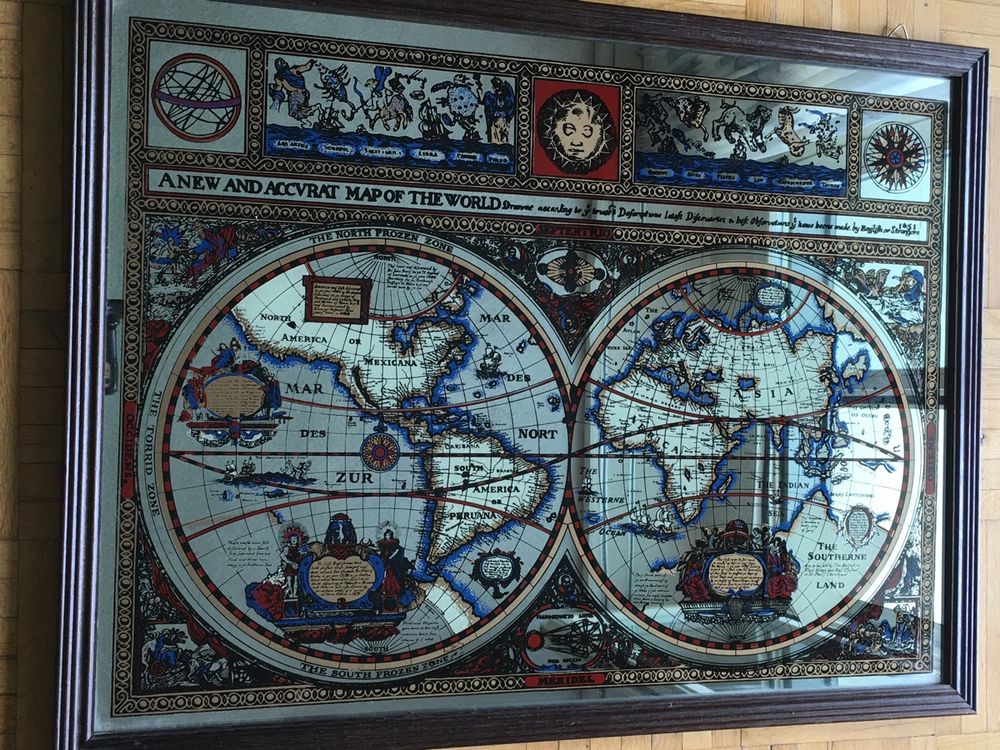 Bild Weltkarte 1651 | Kaufen auf Ricardo