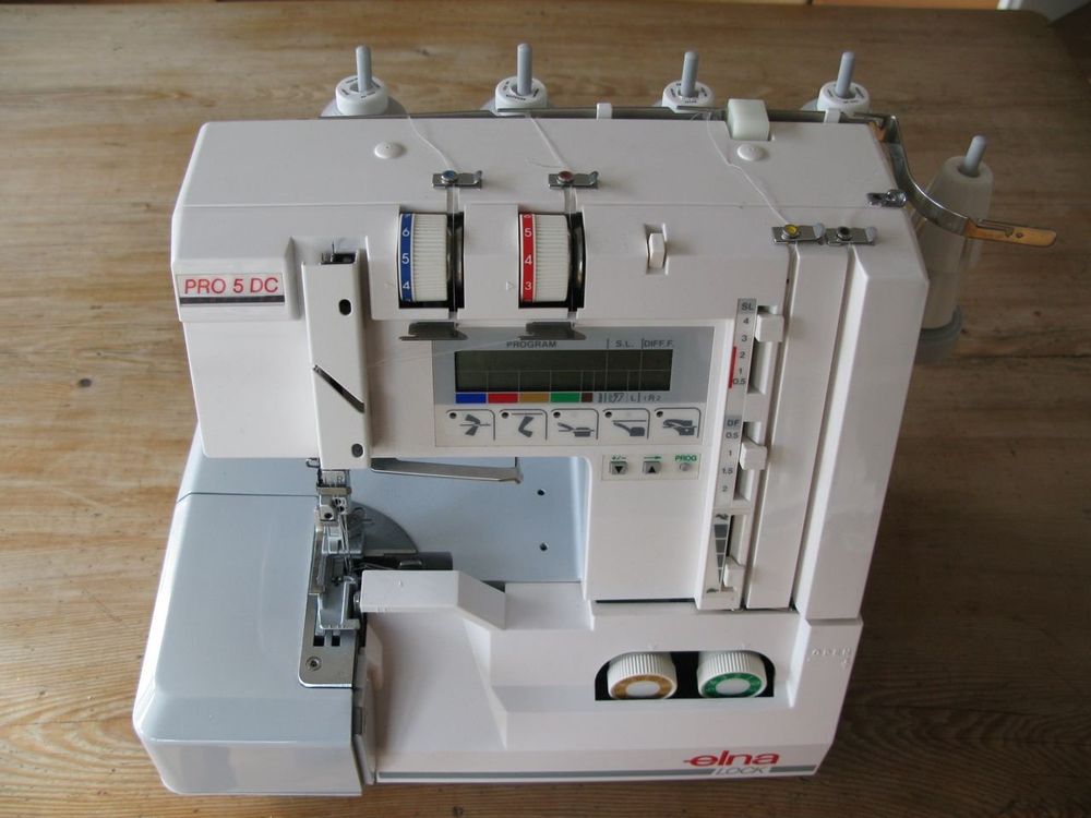 Overlock Nähmaschine, Elna Pro 5 DC | Kaufen auf Ricardo