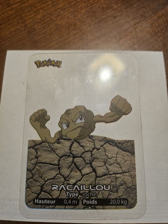 lamincard Pokemon Racaillou | Kaufen auf Ricardo
