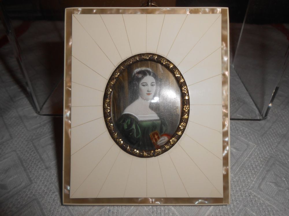 Miniatur Malerei; Anna Hillmayr-Portrait | Kaufen auf Ricardo