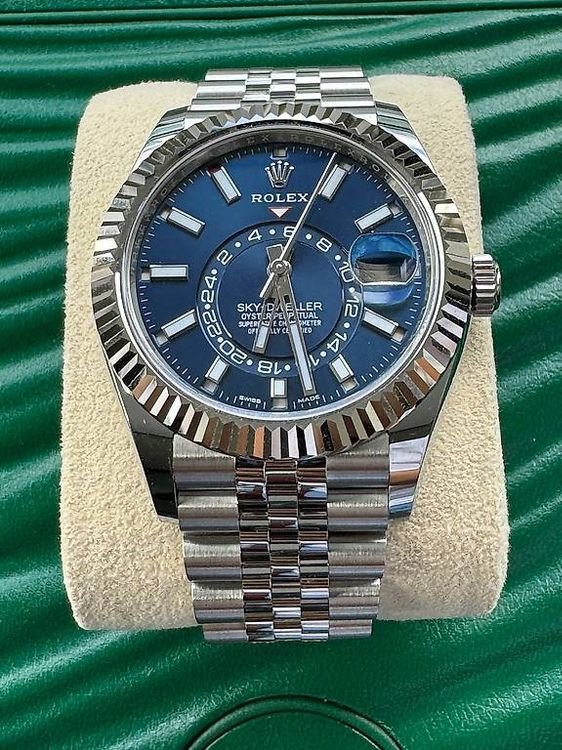 Rolex Sky-Dweller blaues Zifferblatt, NEU, full Set! (Neu und ...