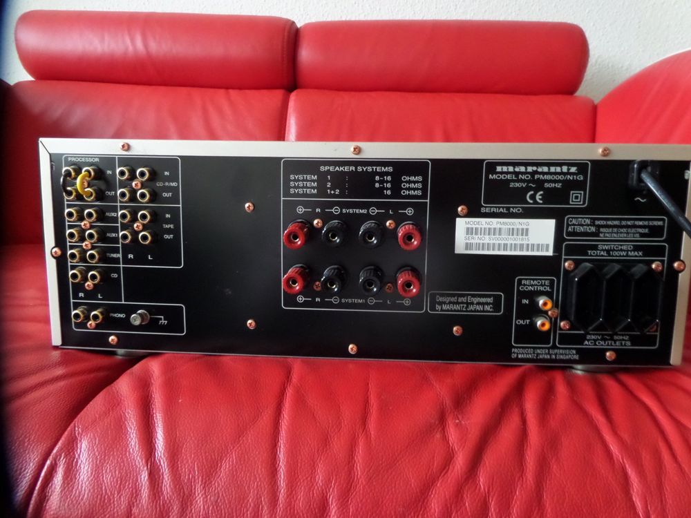 Marantz PM 8000 Verstärker Guter Zustand (Gebraucht) in Hergiswil für CHF 114 – mit Lieferung ...