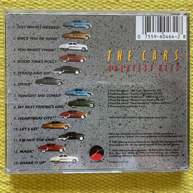 THE CARS-GREATEST HITS (Gebraucht) in Rorschacherberg für CHF 3.9 – mit ...