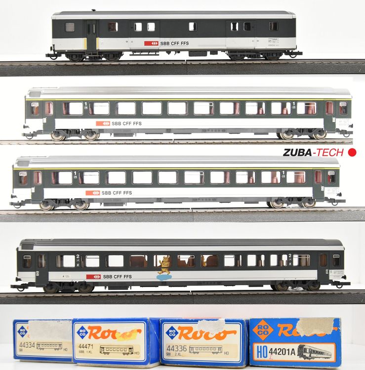 Roco 4x Personenwagen der EW IV SBB, H0 GS mit OVP (Gebraucht) in St. Gallen für CHF 55 – mit ...