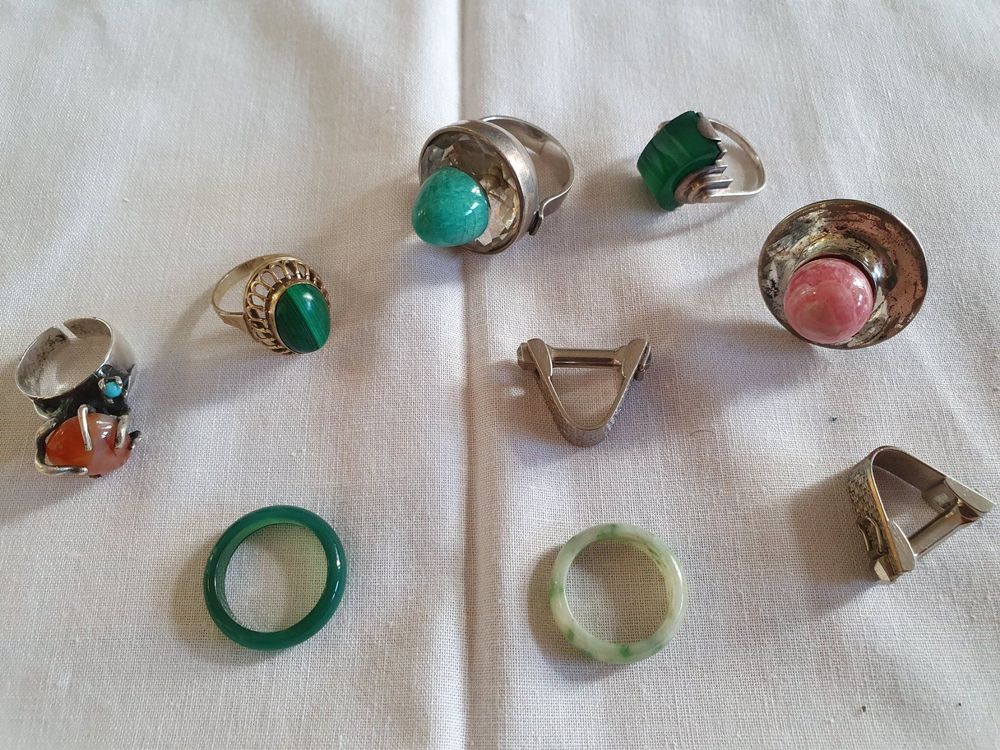 Schmuck-Kollektion Ringe in Silber bzw. 333-er Gold (Gebraucht) in ...