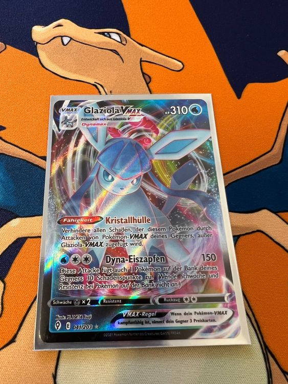 Pokemon - Glaziola VMAX (EVS 041) - Drachenwandel (Neu (gemäss ...