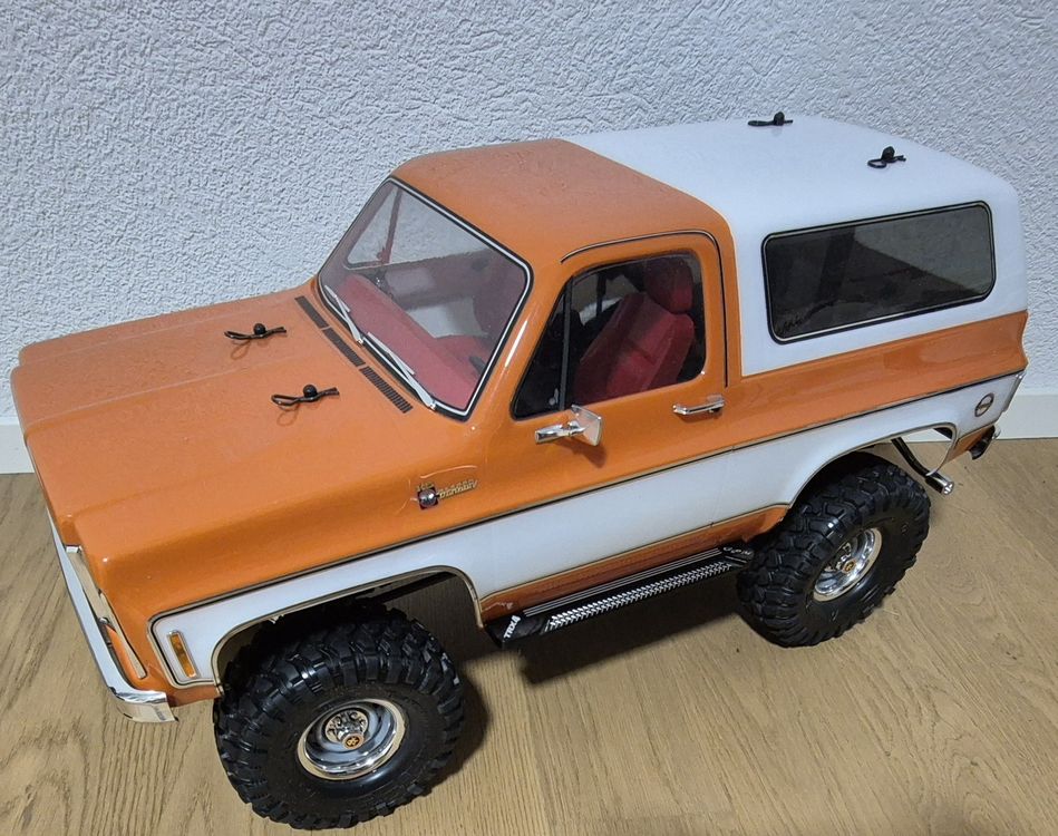 Traxxas TRX4 K5 Chevy Blazer Orange 4x4 ARTR Maasstab 1/10 (Neu (gemäss ...