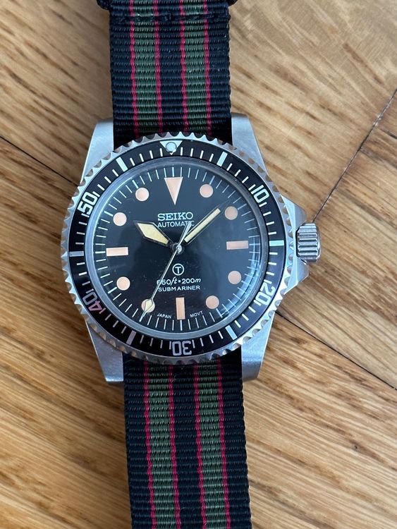 Seiko Mod Homage Uhr Milsub Vintage (Neu (gemäss Beschreibung)) in ...