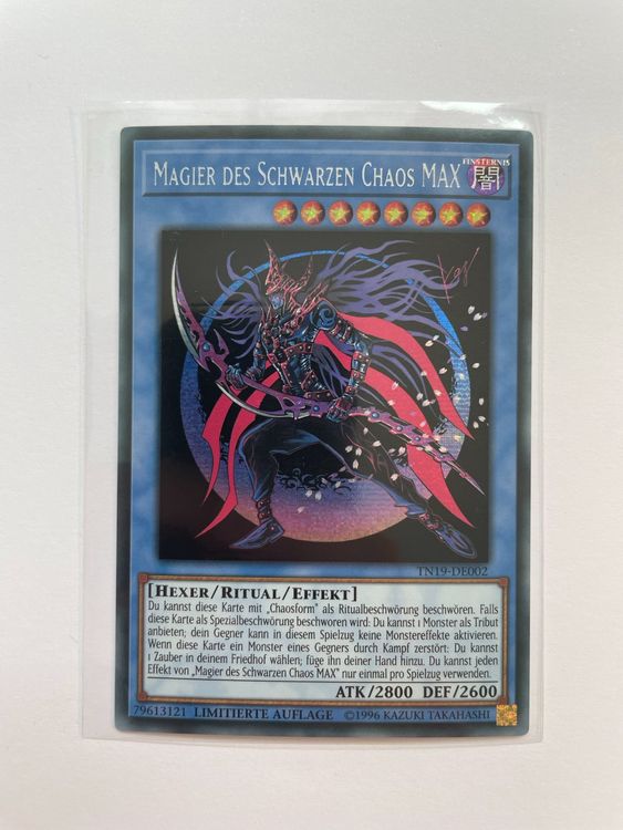 Yugioh Magier des Schwarzen Chaos MAX Secret Rare TN19 | Kaufen auf Ricardo
