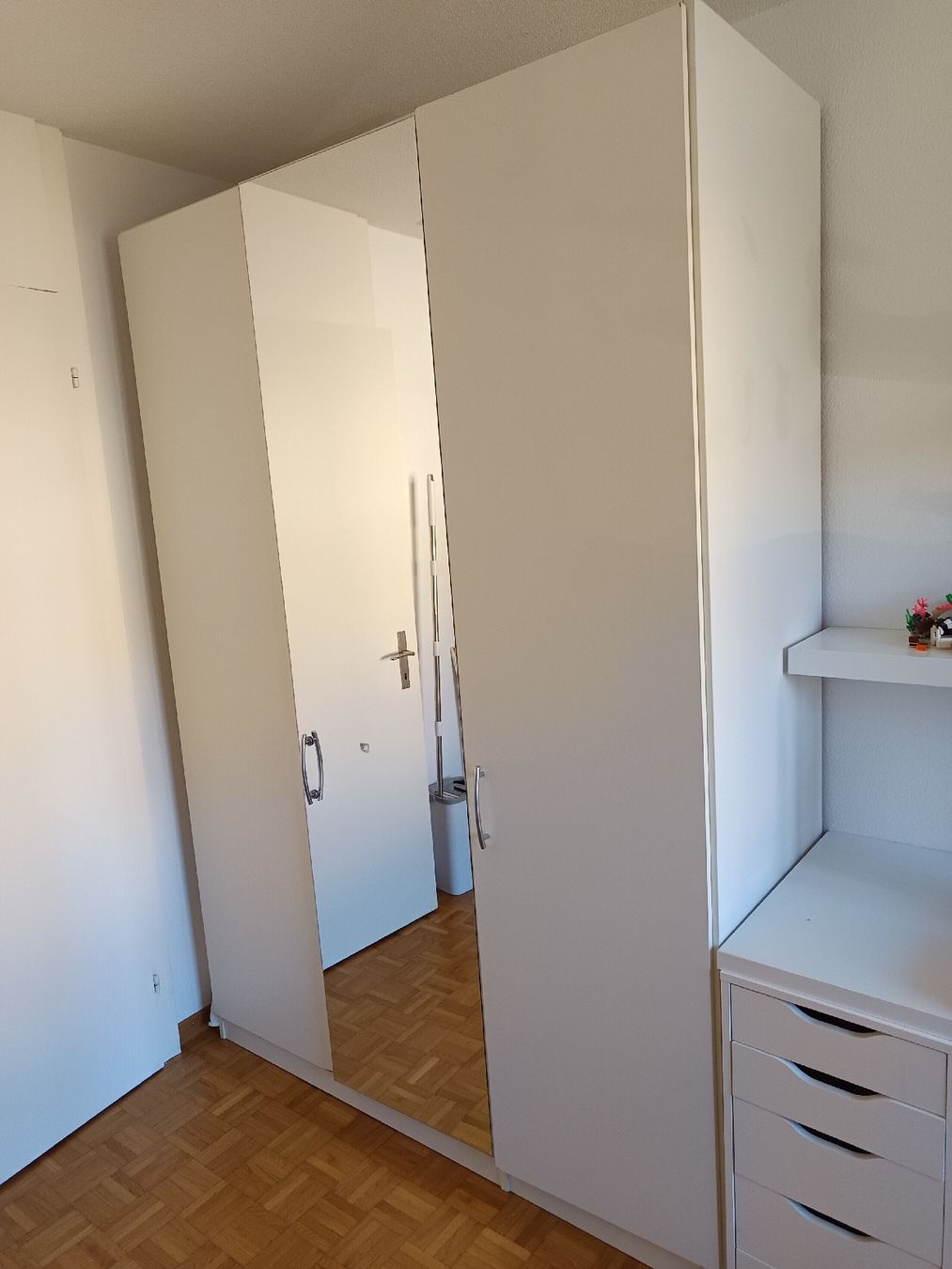 Wunderbar Ikea Kleiderschrank Weiss Mit Spiegel Anleitung Und Bewertungnie5852