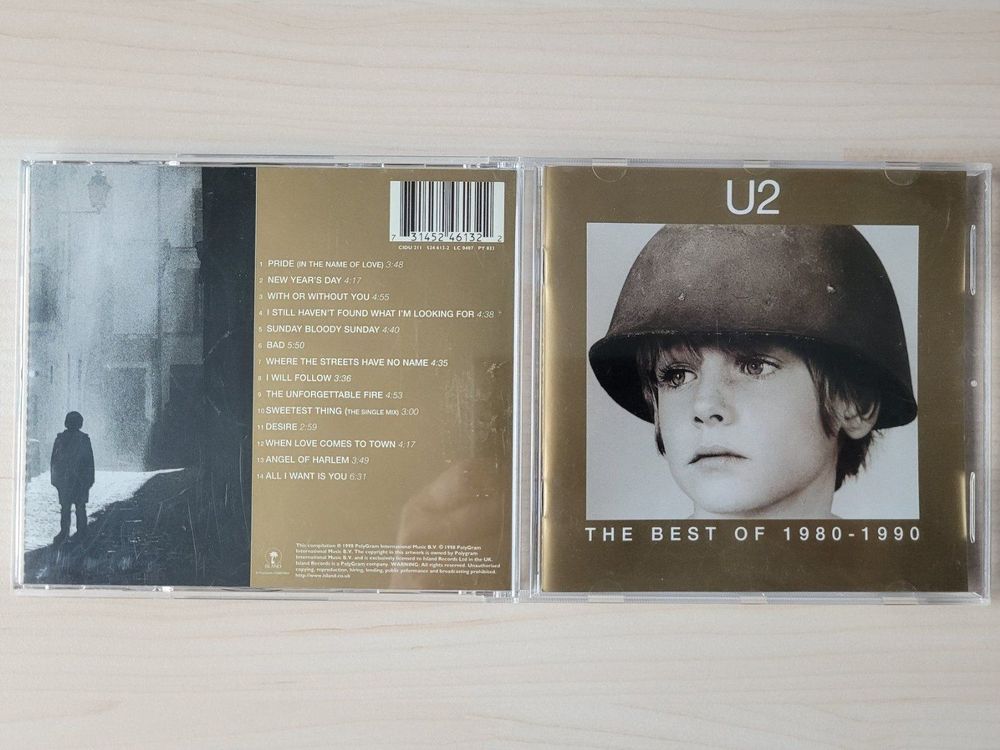 U2 - The Best of 1980-1990 CD 1998 (Gebraucht) in Nebikon für CHF 1 ...