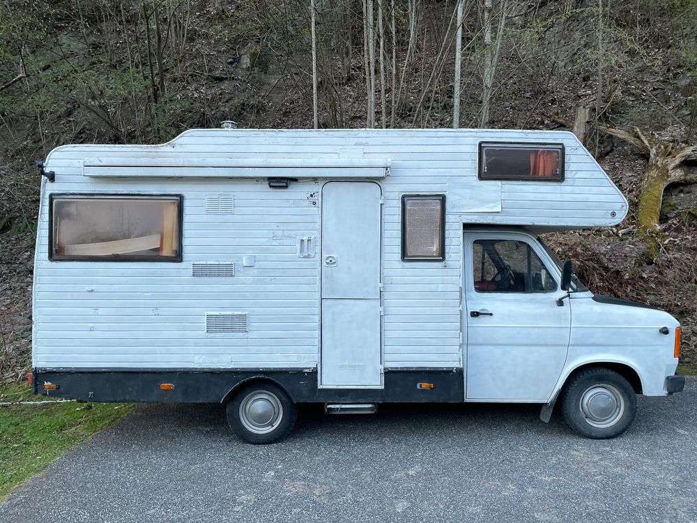 Ford Transit 100 L Mit MFK Wohnwagen Jg. 1983 | Acheter sur Ricardo