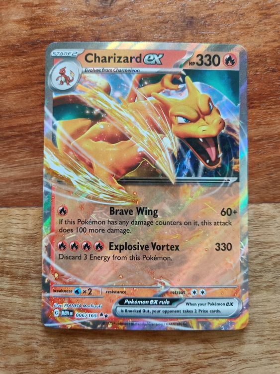 Charizard EX 006/165 Pokemon 151 | Kaufen auf Ricardo