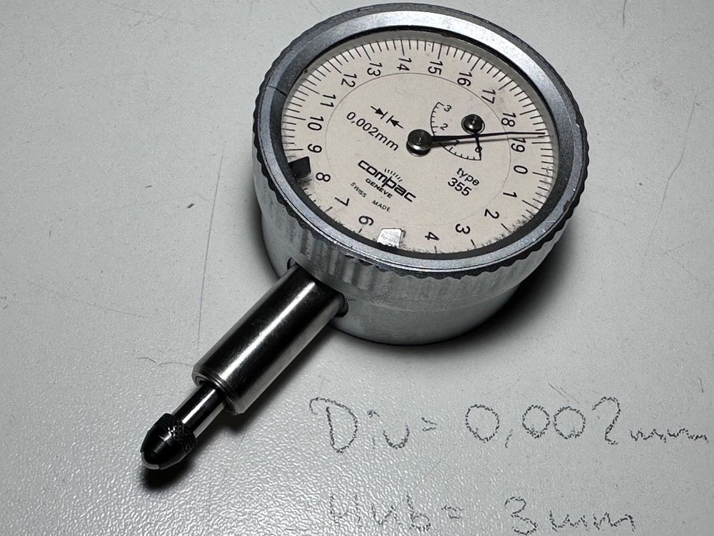Compac Messuhr Div: 0.002 Messweg 3mm (Gebraucht) in Boswil für CHF 50 ...