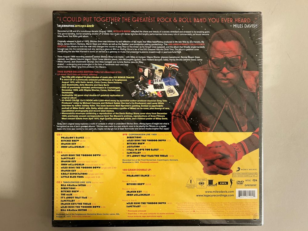 Miles Davis: Bitches Brew 40th Anniversary (2LP+DVD+3CD) Neu (Gebraucht) in Rickenbach SZ für ...
