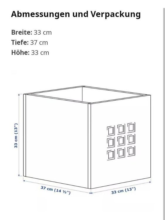2 x IKEA LEKMAN Box für KALLAX Regal | Kaufen auf Ricardo
