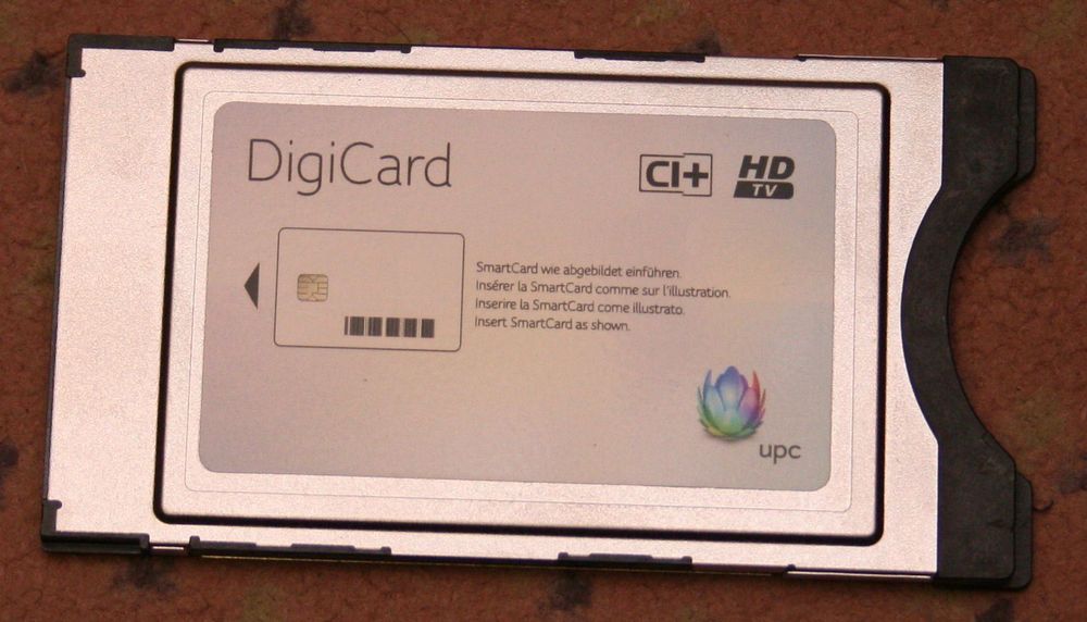 CI+ Digicard Modul für Smartcard (UPC) (Gebraucht) in Frick für CHF 10 – mit Lieferung auf ...