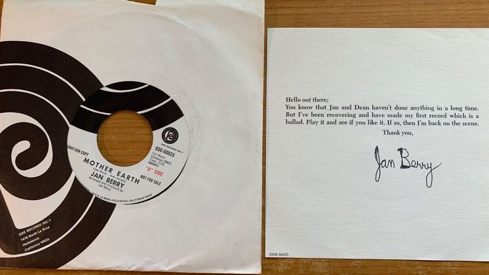 Jan Berry - Mother Earth // US-Promo 1976 - Very nice Copy | Kaufen auf ...