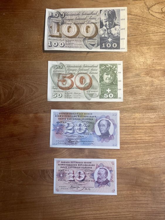 CH Banknoten 5. Serie (Neu und originalverpackt) in Wald ZH für CHF 85 ...