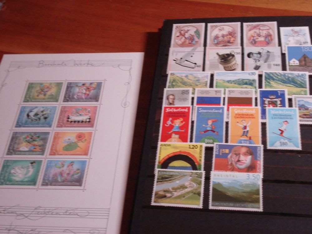 Jahresserie Liechtenstein 2006, **, Frankaturgültig (Gebraucht) in Niederwil AG für CHF 18.3 ...