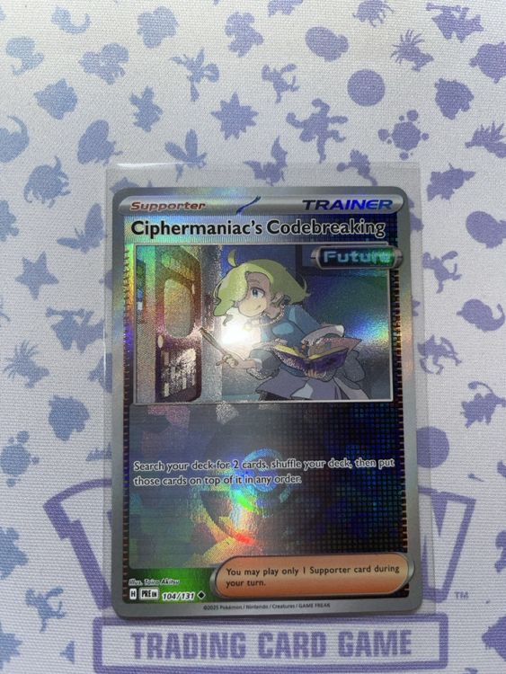 Pokémon Ciphermaniac’s Pokeball 104/131 Prismatic Evolutions (Gebraucht ...