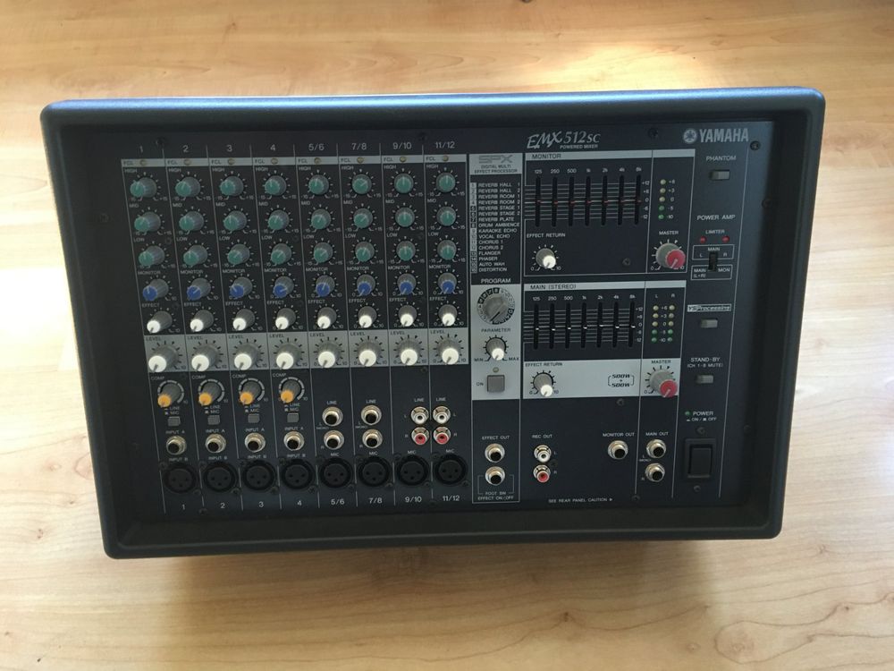 Yamaha Power Mixer EMX512SC, 2 x 500W (Gebraucht) in Allschwil für CHF ...